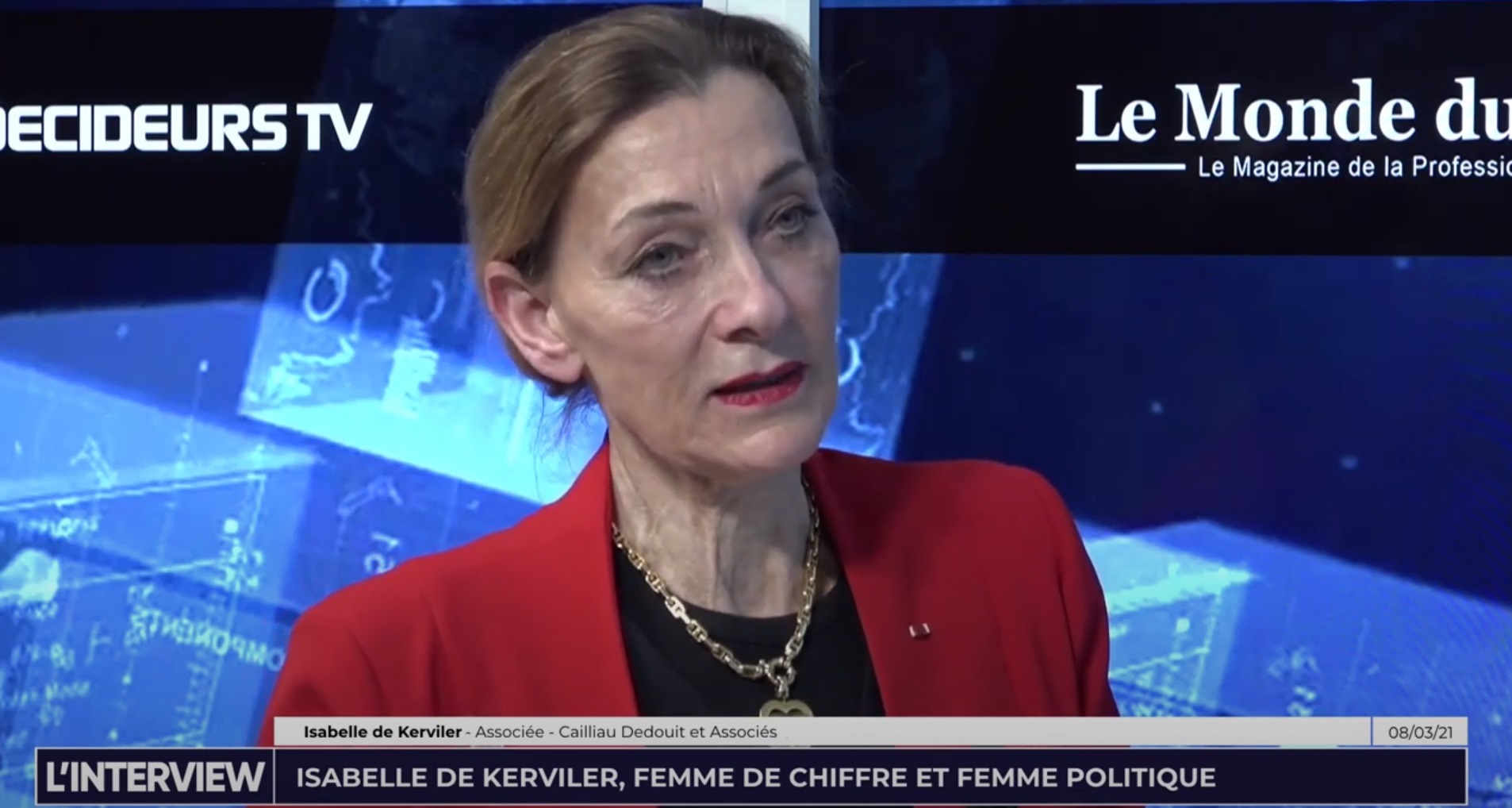 [Interview vidéo] Isabelle de Kerviler, femme de chiffre et femme ...