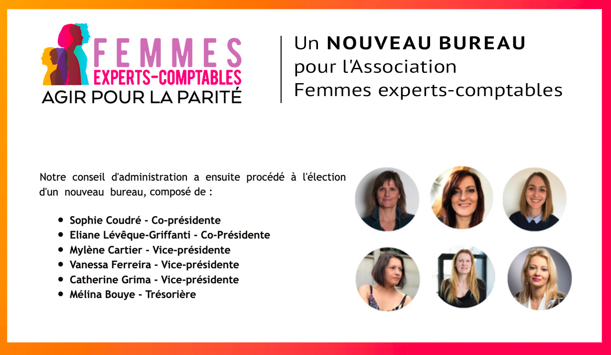 Un nouveau Bureau pour l'Association Femmes experts-comptables
